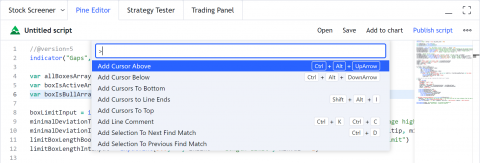 Pine Script™ has a new VSC-style editor — TradingView Blog