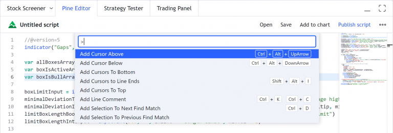Pine Script™ has a new VSC-style editor — TradingView Blog